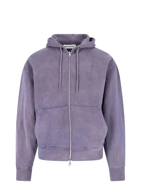 Our Legacy Rascal Hood Sweatshirt - Purple