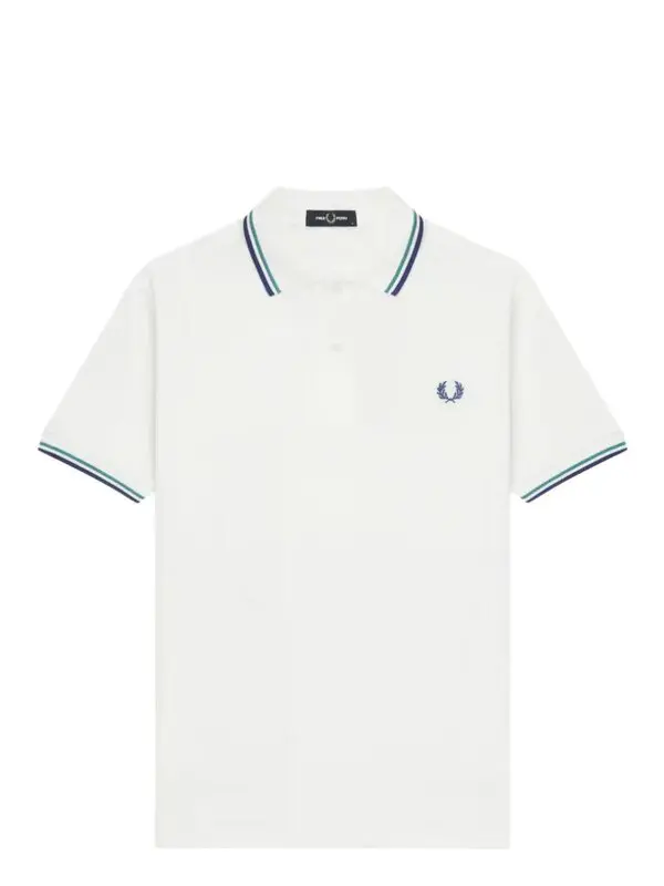 Fred Perry Tipped Short-sleeve Polo Shirt - White