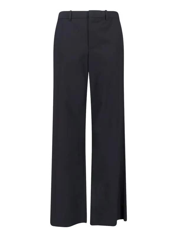 Gucci Silk And Wool Twill Pants - Black