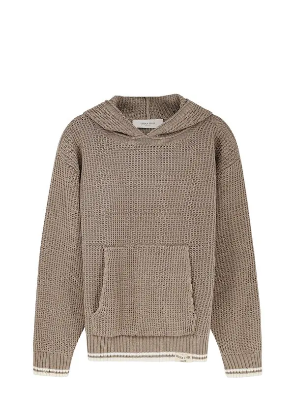 GOLDEN GOOSE Patrick Cotton Sweater - Beige