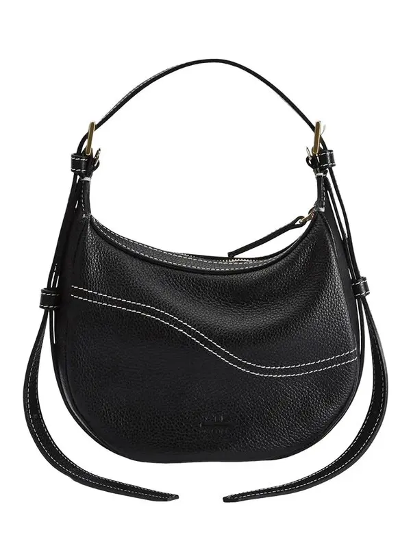 ATP ATELIER Silea Leather Crossbody Bag - Black