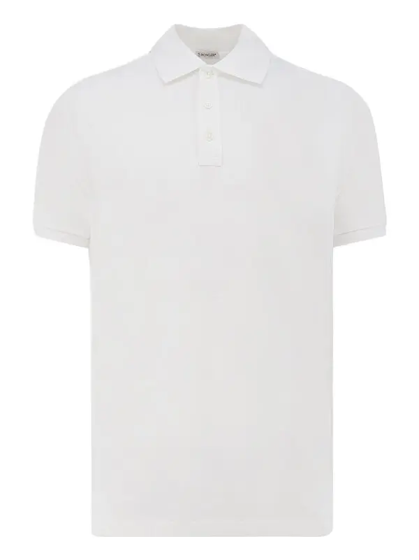 Moncler Cotton Polo Shirt - White