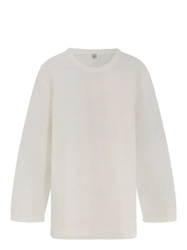 TOTEME Mohair And Wool Blend Sweater - White