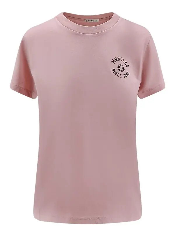 Moncler Organic Cotton T-shirt - Pink