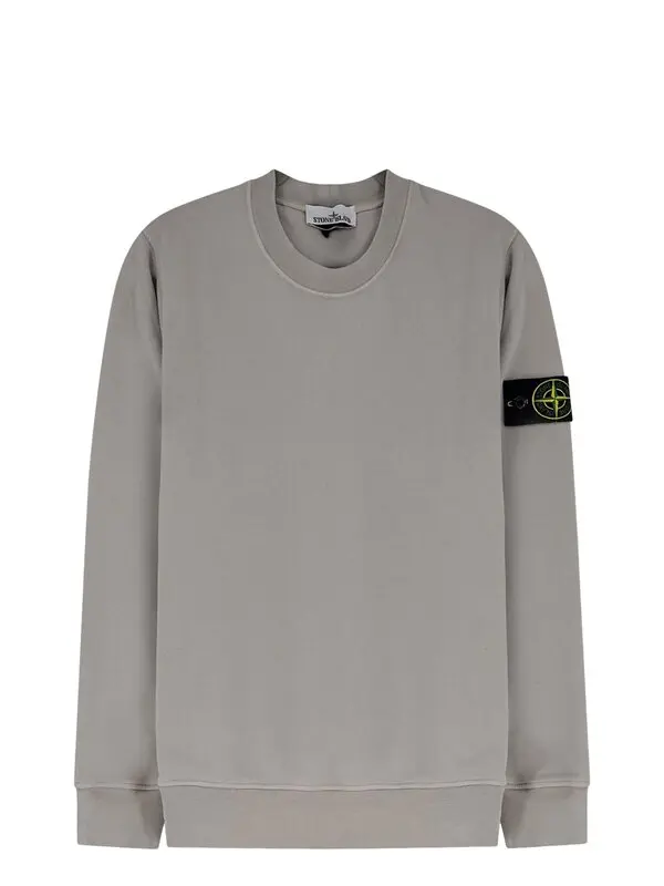 Stone Island Organic Cotton Sweatshirt - Grey