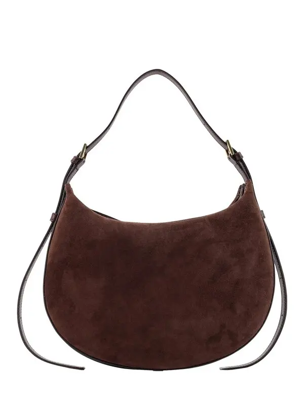ATP ATELIER Liveri Suede Shoulder Bag - Brown