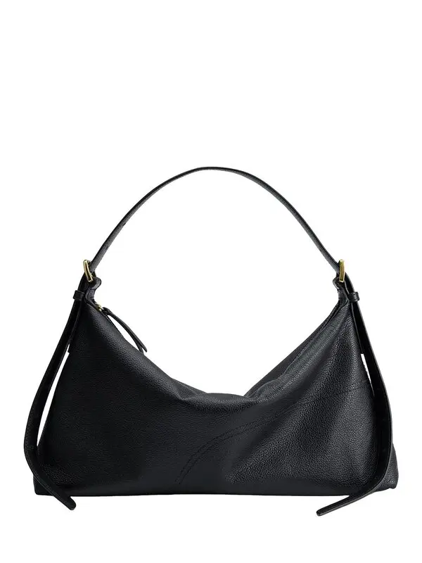 ATP ATELIER Castellare Leather Shoulder Bag - Black