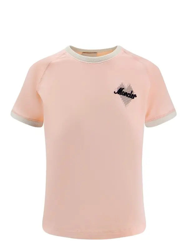 Moncler Cotton T-shirt - Pink