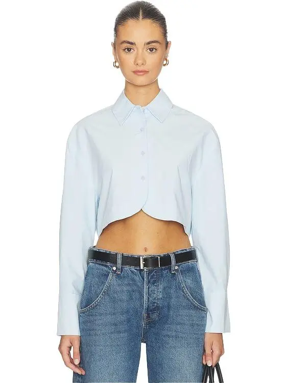 ALL THE WAYS Tara Button-up Top - Blue