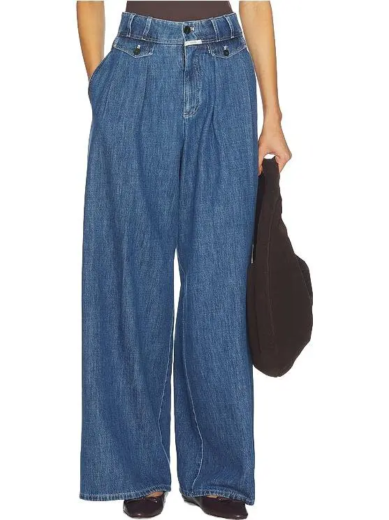 Closed Wenda Wide Pants - Light Blue