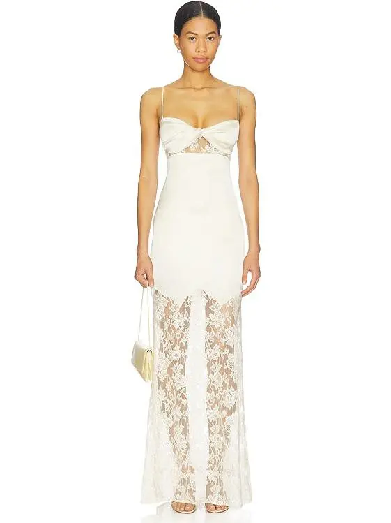 LOVERS AND FRIENDS Marcy Maxi Dress - Ivory