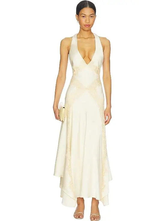 LOVERS AND FRIENDS Zari Maxi Dress - Champagne