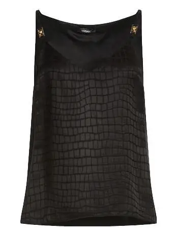 Versace Viscose And Silk Camisole - Black