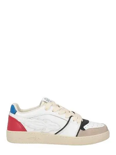 ENTERPRISE JAPAN Leather Low-top Sneakers - White