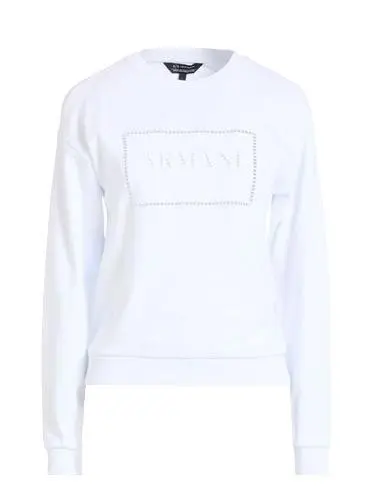 Armani Exchange Sweatshirt In Cotton - White