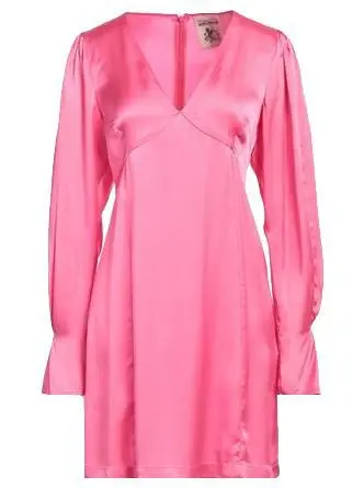 SEMICOUTURE Acetate And Silk Mini Dress - Pink