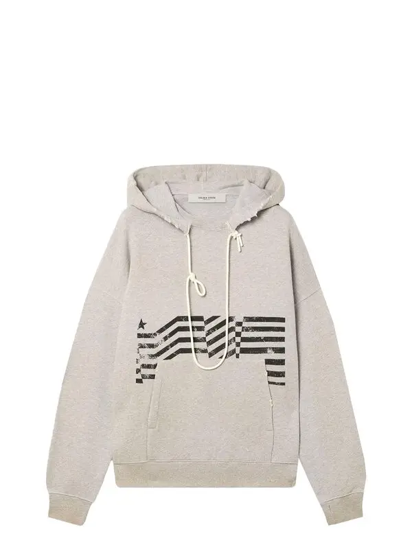 GOLDEN GOOSE Printed Hoodie - Grey