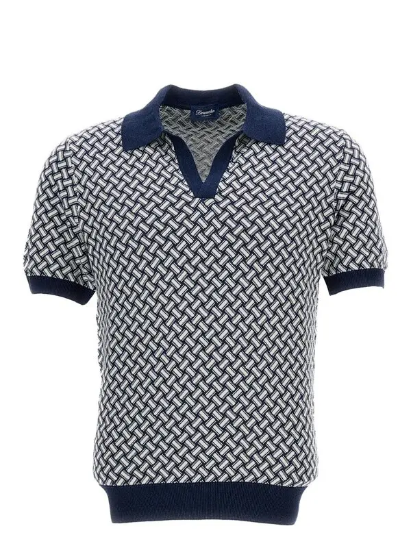 DRUMOHR Maglia Stile Polo - Multicolore