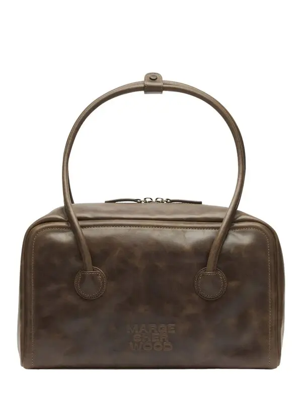 MARGESHERWOOD Soft Boston Bag - Washed Brown