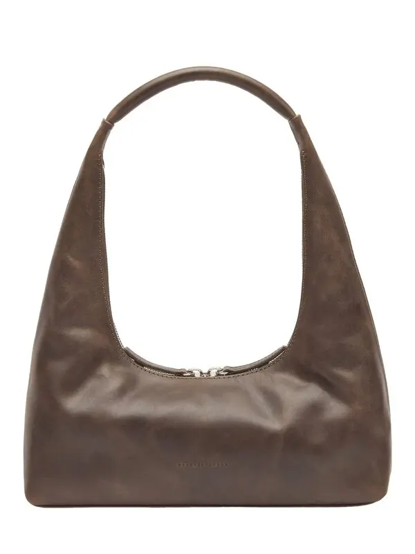 MARGESHERWOOD Hobo Shoulder Bag - Washed Brown