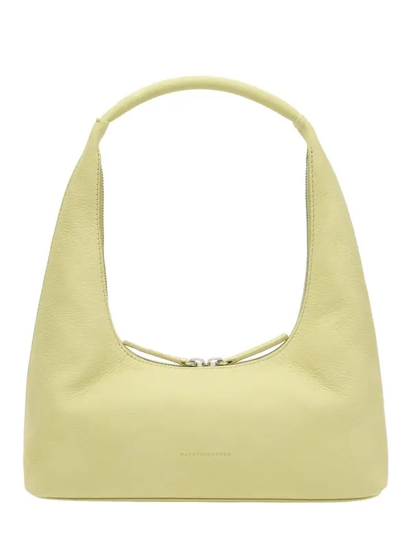 MARGESHERWOOD Hobo Shoulder Bag - Avocado Nubuck