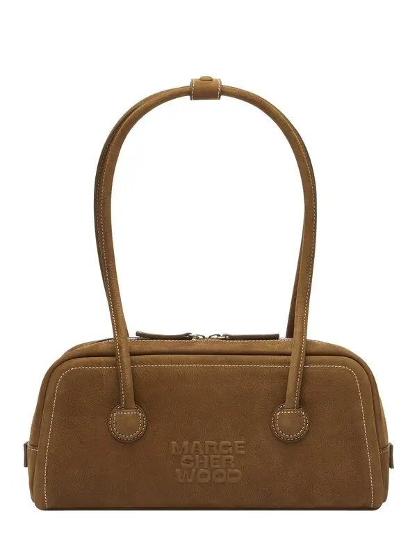 MARGESHERWOOD Soft Boston Ew Bag - Chestnut Nubuck