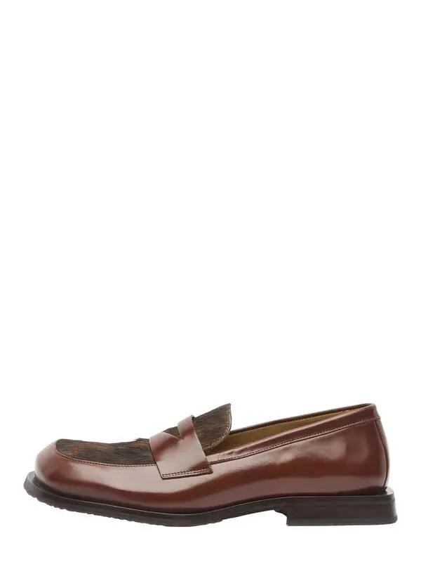 Eytys Savant Calf Hair Leather Loafer - Mahogny