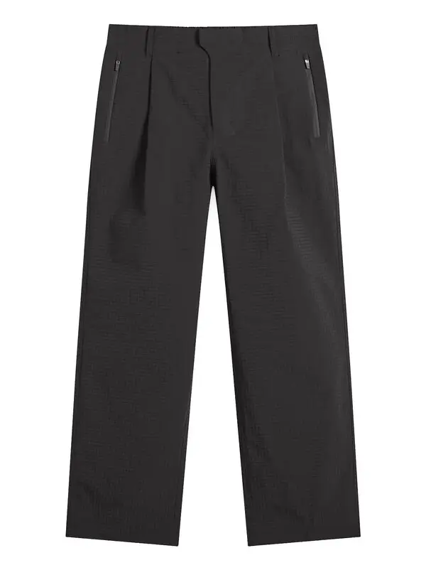 HIKING PATROL Waypoint Ripstop Pleated Trousers - Charcoal Black