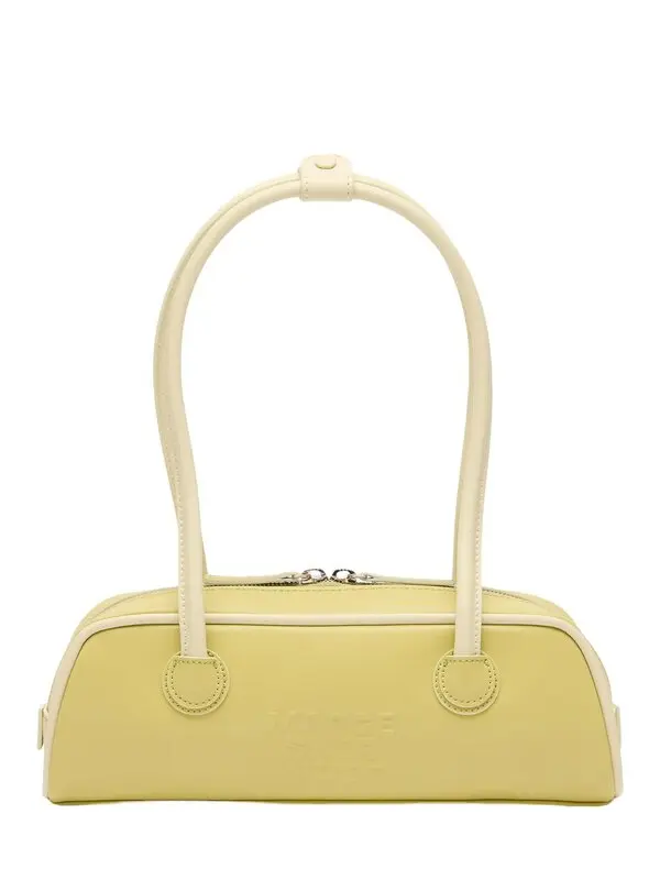 MARGESHERWOOD Soft Piping Mini Boston Bag - Avocado/soy Milk