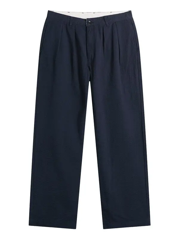 SERVICE WORKS Seersucker Part Timer Pants - Dark Navy