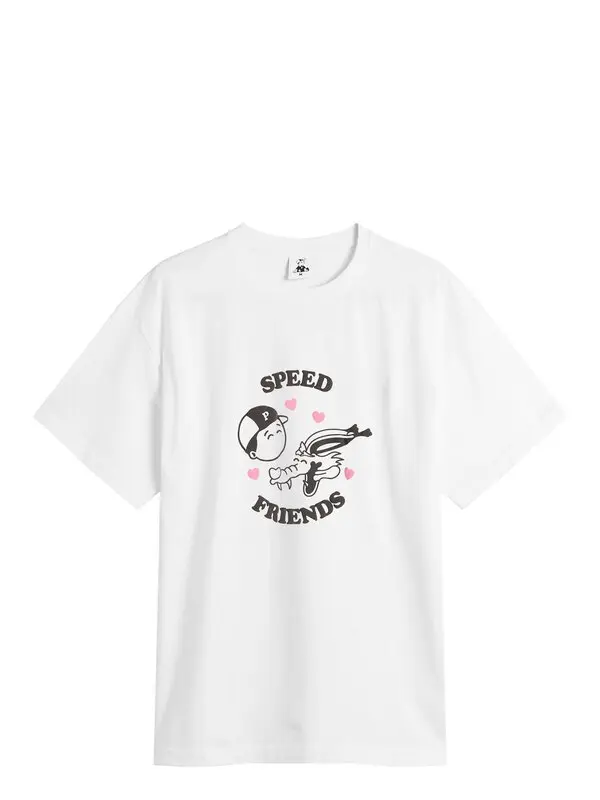 PAWA SPEED SPORTS Friends T-shirt - White