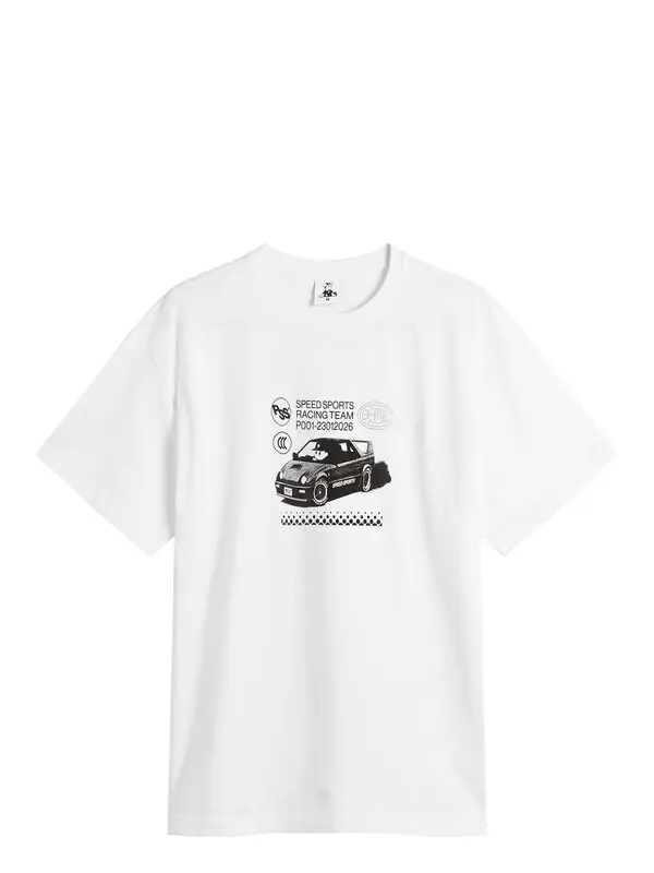 PAWA SPEED SPORTS P-key T-shirt - White
