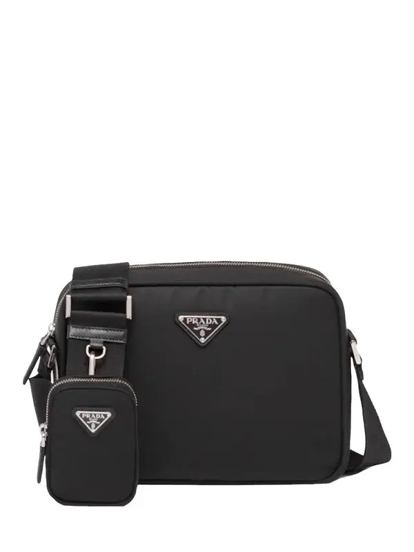 Prada Adidas For Re-nylon Shoulder Bag - Black