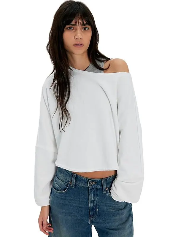 Free People We The Free To The East Pullover - Clean Ivory
