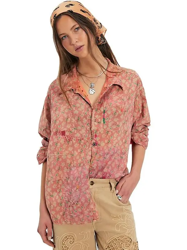 MAGNOLIA PEARL Alphonse Shirt - Pink Combo