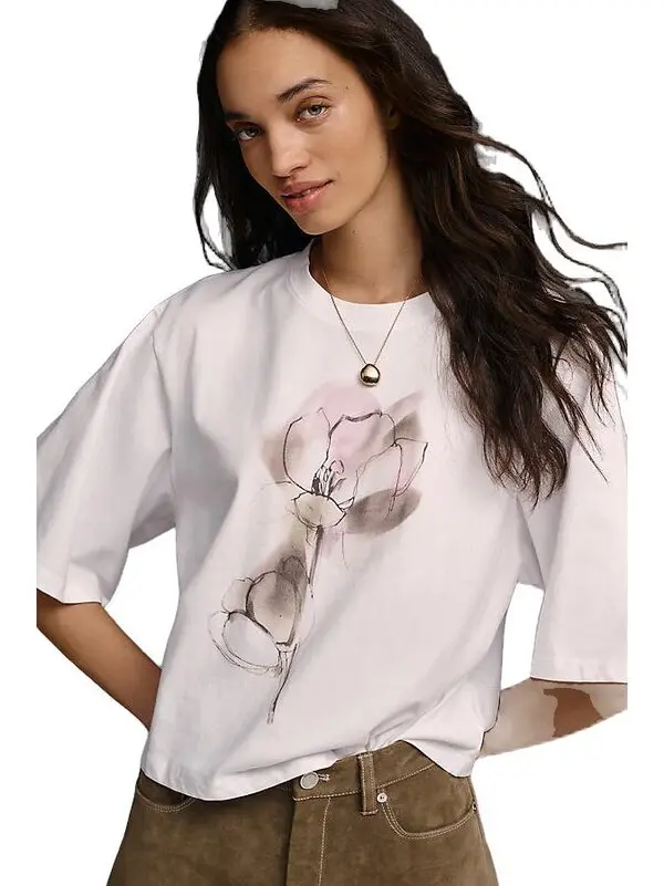 Sanctuary Belle Cotton Graphic Tee - Wildline Blooms