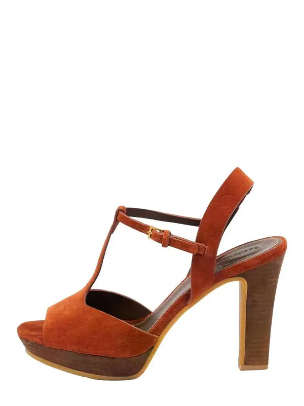 See By Chloé Suede Sandals - Orange