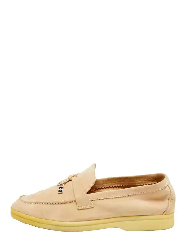 Loro Piana Suede Loafers - Neutrals