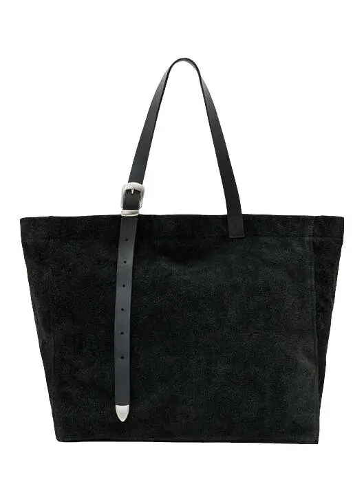 ALLSAINTS Haven Leather Tote - Black