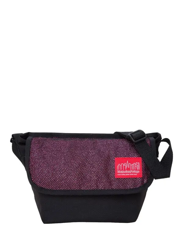MANHATTAN PORTAGE Midnight Mini Ny Crossbody Bag - Burgundy