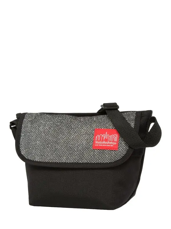 MANHATTAN PORTAGE Midnight Mini Ny Crossbody Bag - Gun Metal