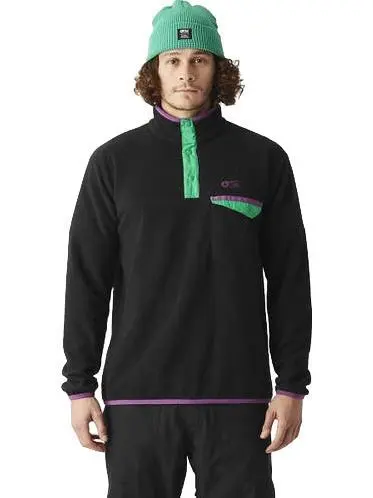 PICTURE ORGANIC Arcca 1/4-zip Fleece - Black