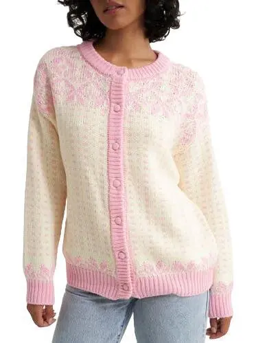 Callahan Oversized Maeve Cardigan - Pink