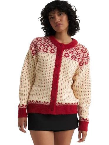 Callahan Oversized Maeve Cardigan - Red