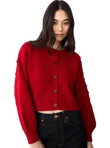 Callahan Jolie Cardigan - Cherry