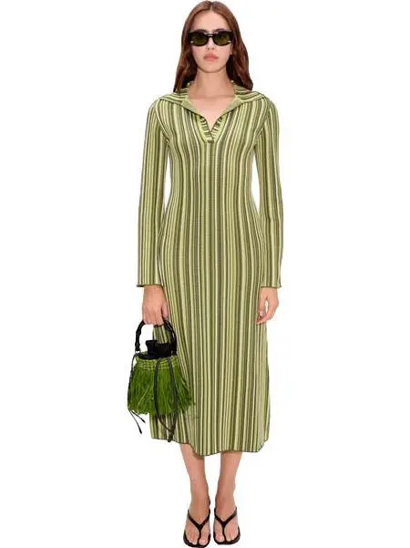 SIMONMILLER Reade Polo Knit Dress - Classic Dibby Graphic