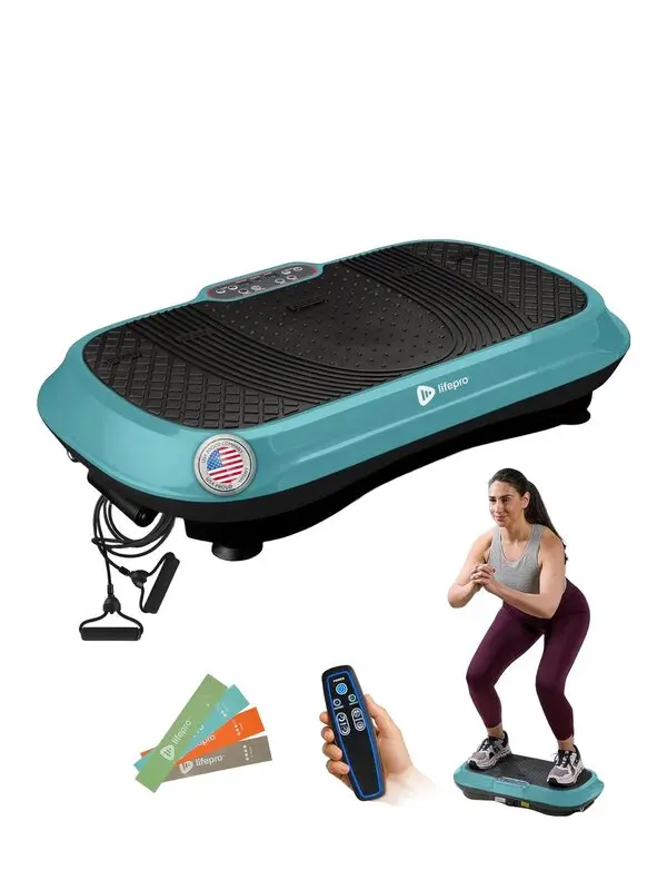 LIFEPRO Vibration Plate Exercise Machine - Teal