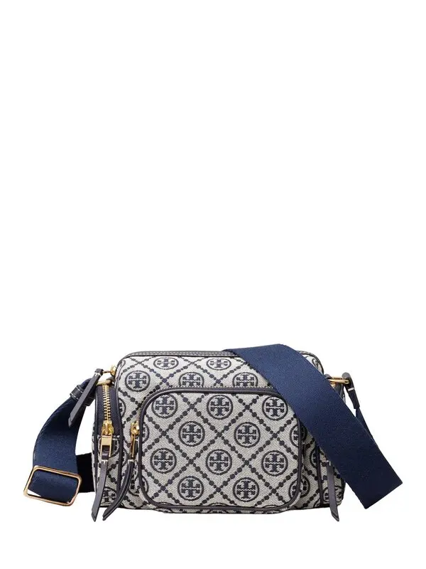 Tory Burch Monogram Pocket Crossbody Bag - Tory Navy