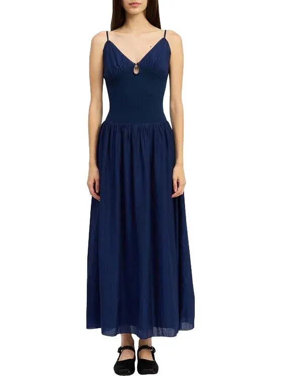JACQUIE THE LABEL Aurelia Maxi Dress - Navy