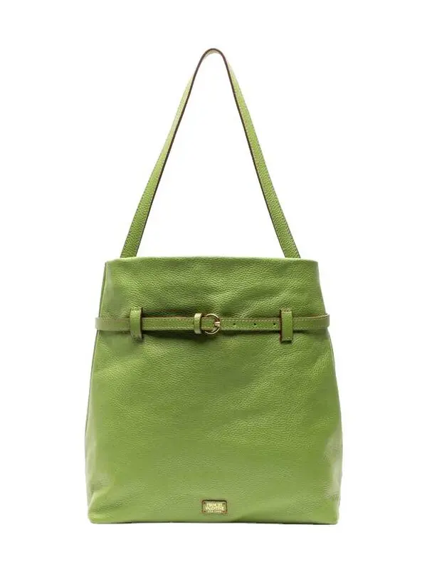 FRANCES VALENTINE Charlie Leather Shoulder Bag - Fern